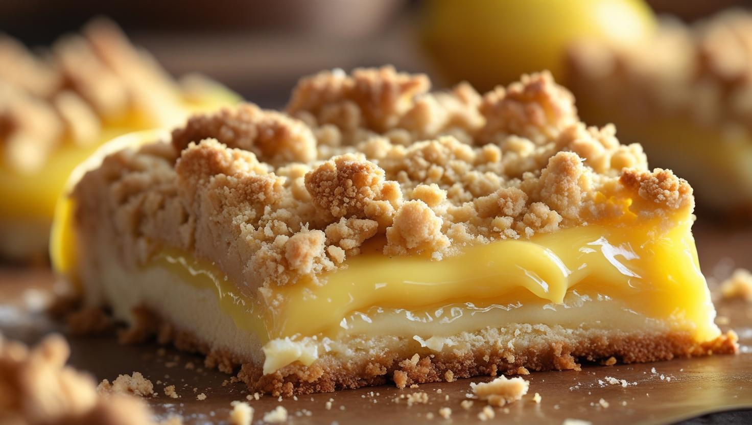 LEMON CURD CRUMBLE SLICE – Terra Viva Home and Garden