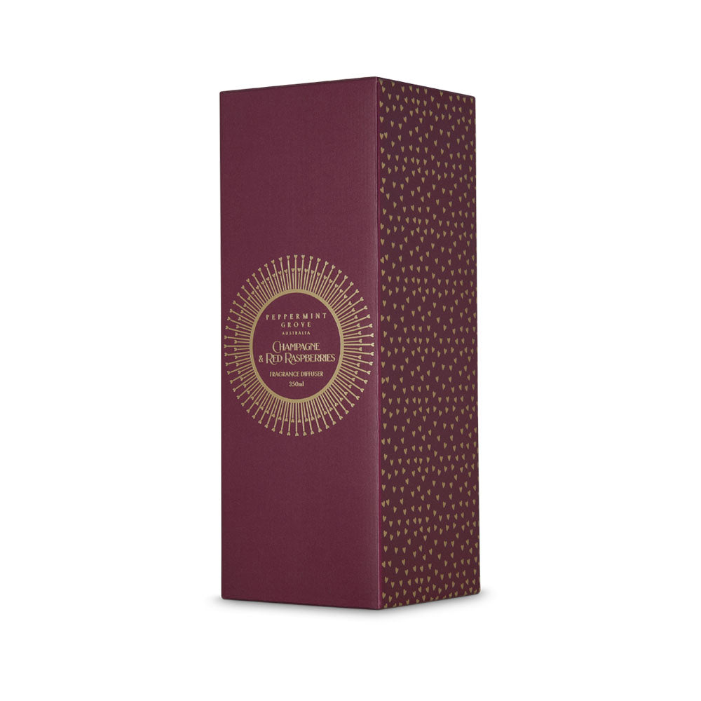 Fragrance Diffuser | Champagne & Red Raspberries | 350ml – Terra Viva ...