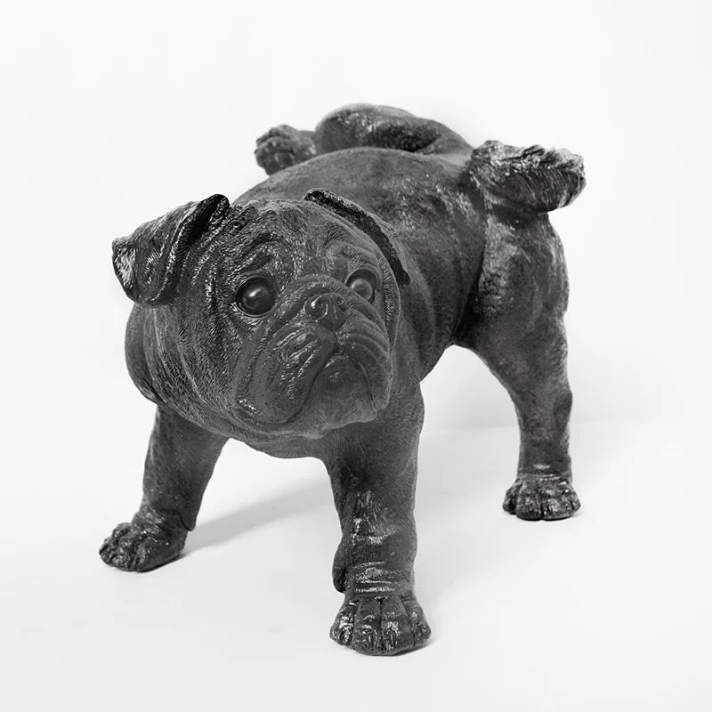Dug the Peeing Pug Black – Terra Viva Home and Garden