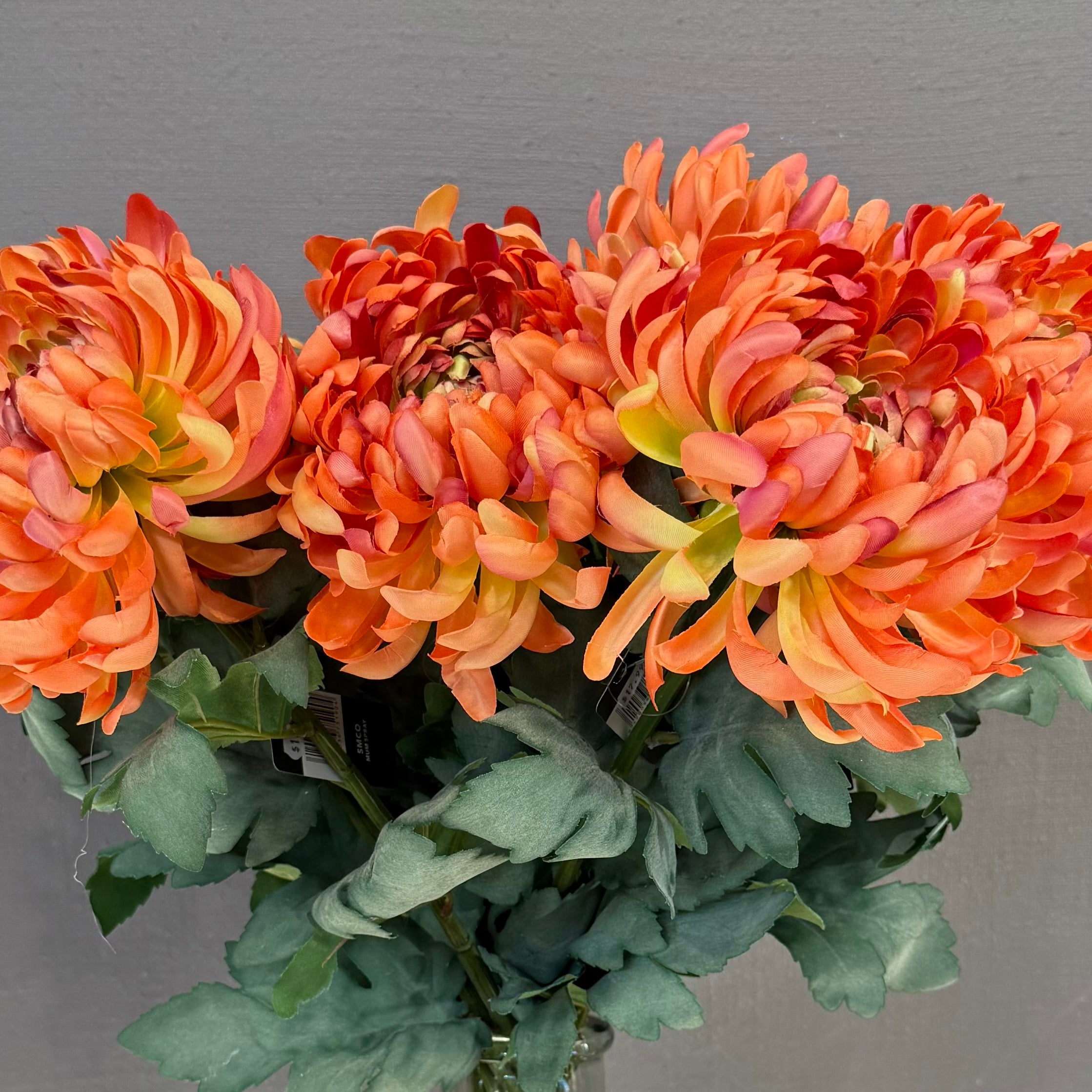 Artificial Mum Spray Coral – Terra Viva Home and Garden